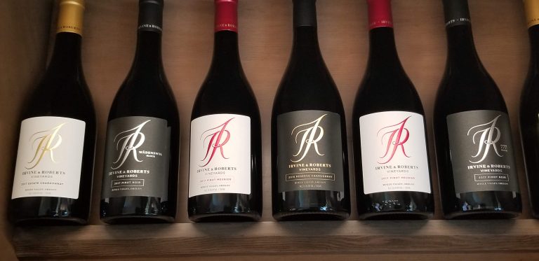 Pinot Noir Love at Irvine and Roberts Winery : Robin Dohrn-Simpson